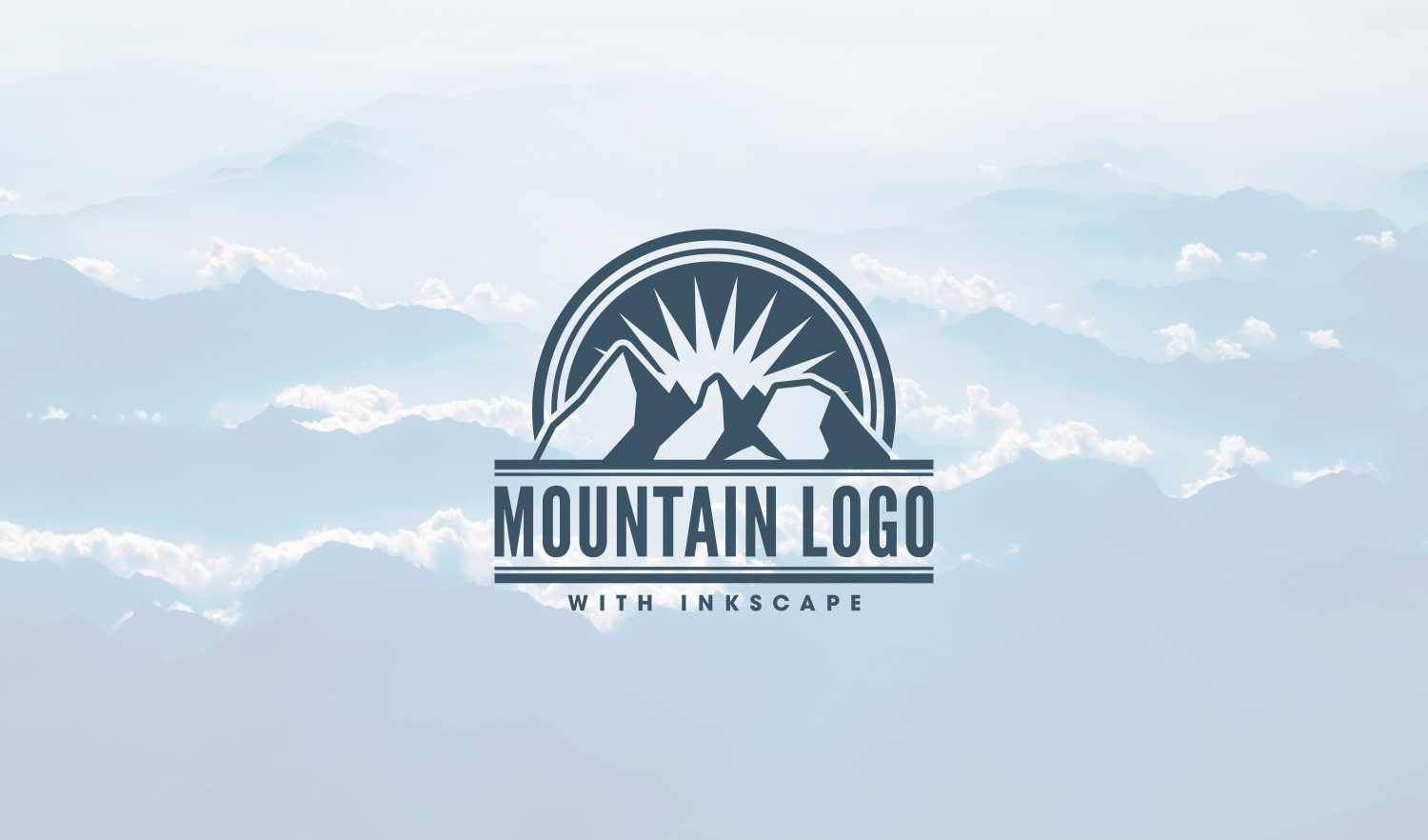 Inkscape Tutorial Mountain Logo Design Logos By Nick
