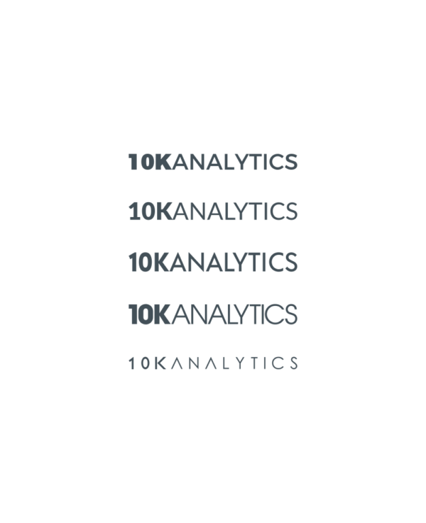 10K Analytics Brand Identity – Logos By Nick