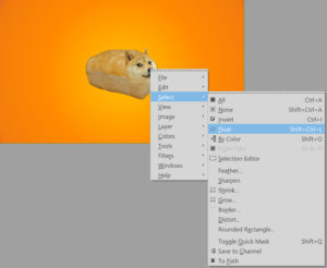 GIMP: Make Selection a New Layer – Logos By Nick