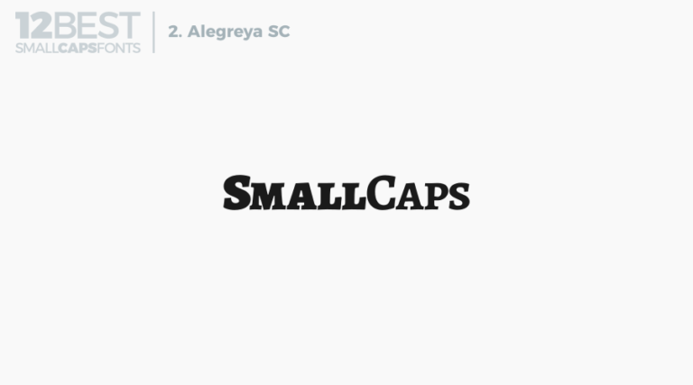My 12 Best Small Caps Fonts | Free Downloads – Logos By Nick