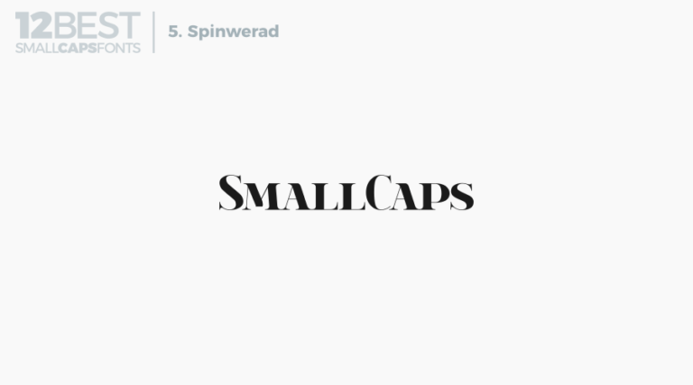 My 12 Best Small Caps Fonts | Free Downloads