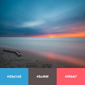 12 Beach Sunset Color Palettes with HEX Codes – Logos By Nick