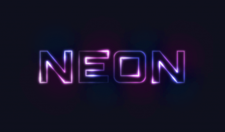 How To Create Glowing Neon Text with GIMP