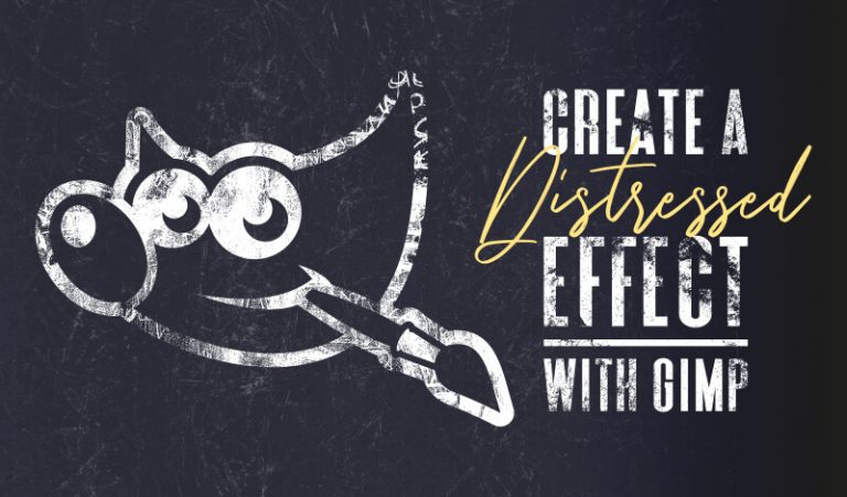 How To Create A Distressed Effect in GIMP – Logos By Nick