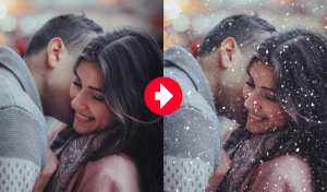 Add Falling Snow to Any Image with GIMP - Logos By Nick