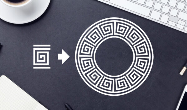 Repeating an Object Around a Shape with Inkscape – Logos By Nick