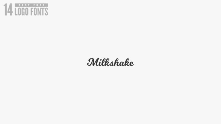 milkshake-font – Logos By Nick