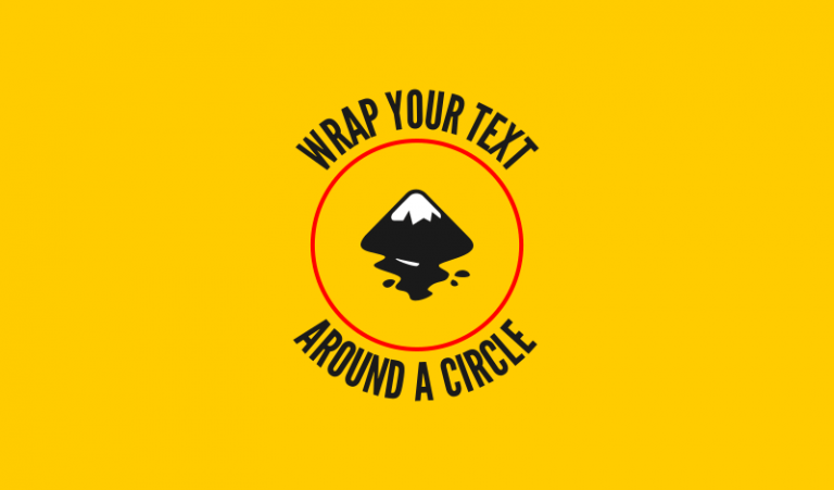 Wrap Text Around A Circle With Inkscape Beginner Tutorial