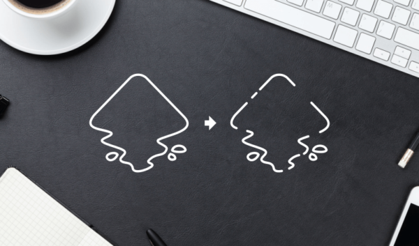 How To Cut A Segment Of A Line in Inkscape | 2 Methods – Logos By Nick