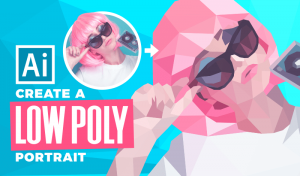 How To Create A Low Poly Portrait in Illustrator - Logos By Nick