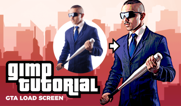 Turn Yourself Into a GTA Load Screen with GIMP – Logos By Nick
