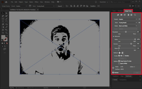 How To Trace An Image To Vector with Illustrator | Color and Monotone ...