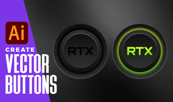 Create Vector Pressed Buttons with Adobe Illustrator – Logos By Nick