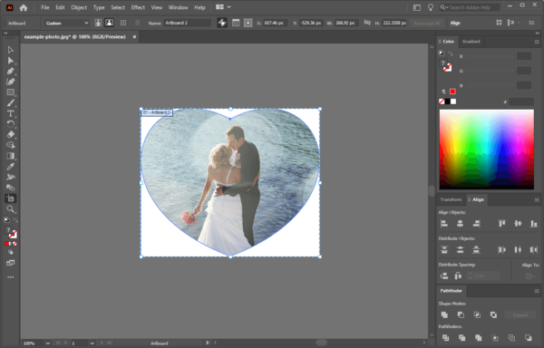 How To Crop An Image To A Shape with Adobe Illustrator – Logos By Nick