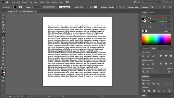How To Flow Text Around A Shape with Adobe Illustrator – Logos By Nick