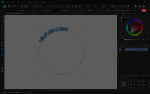 Curve Text with Affinity Designer | The Complete Guide – Logos By Nick