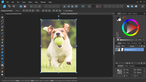 How To Crop An Image In Affinity Designer – Logos By Nick
