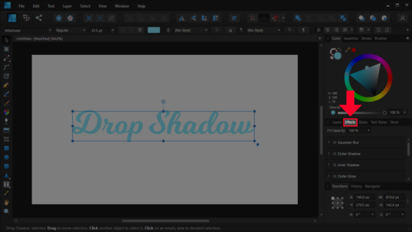 How To Create Drop Shadows with Affinity Designer – Logos By Nick