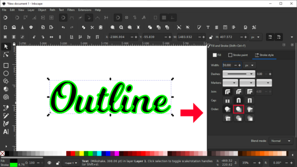 How To Outline Text with Inkscape | 3-Step Tutorial – Logos By Nick