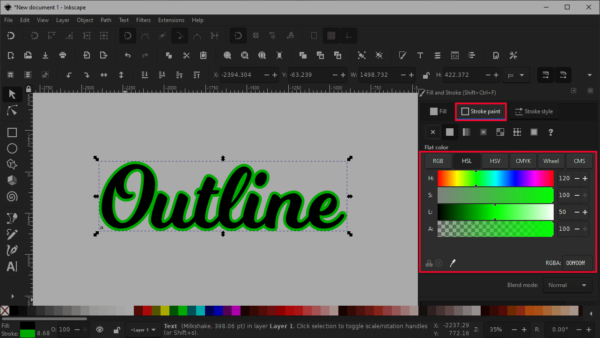How To Outline Text with Inkscape | 3-Step Tutorial – Logos By Nick