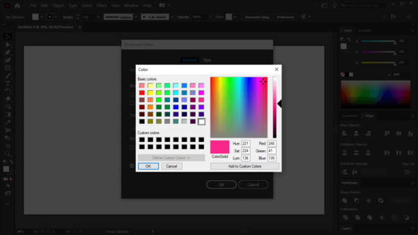 Change The Artboard Color In Illustrator | 2-Step Shortcut – Logos By Nick