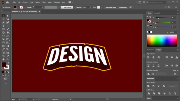 Create Faux 3D Text With Illustrator | Beginner Tutorial – Logos By Nick