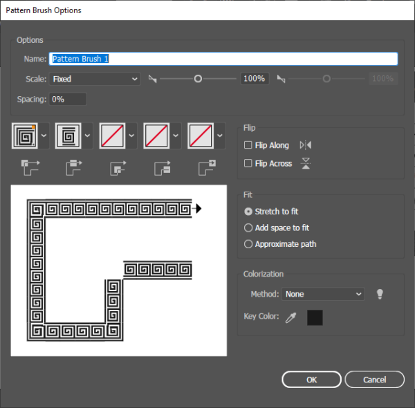 Repeat A Shape Along A Path with Illustrator Using Pattern Brushes ...