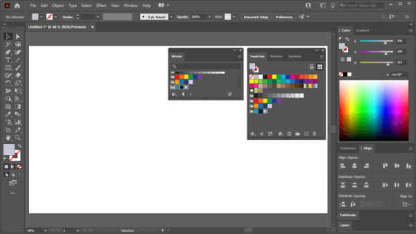 Create and Save Swatches In Illustrator For Use Any Time – Logos By Nick