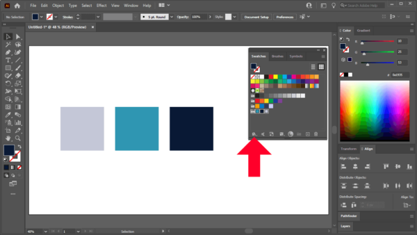 Create and Save Swatches In Illustrator For Use Any Time – Logos By Nick