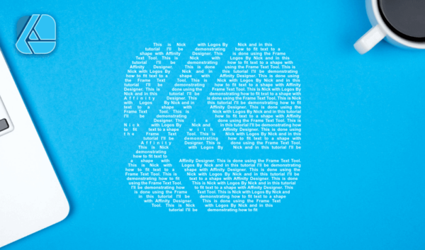 Fit Text To A Shape In Affinity Designer Using The Frame Text Tool ...