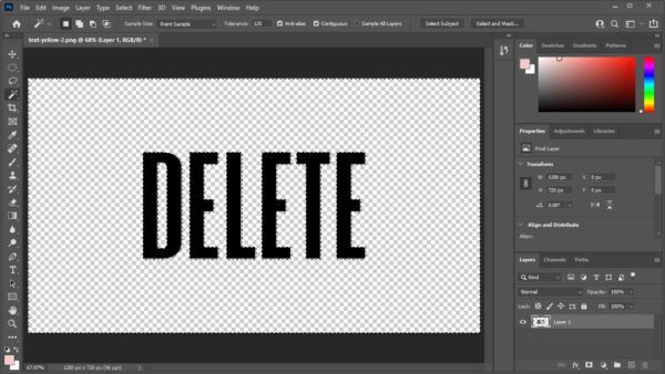 How To Remove A White Background From Text with Photoshop – Logos By Nick