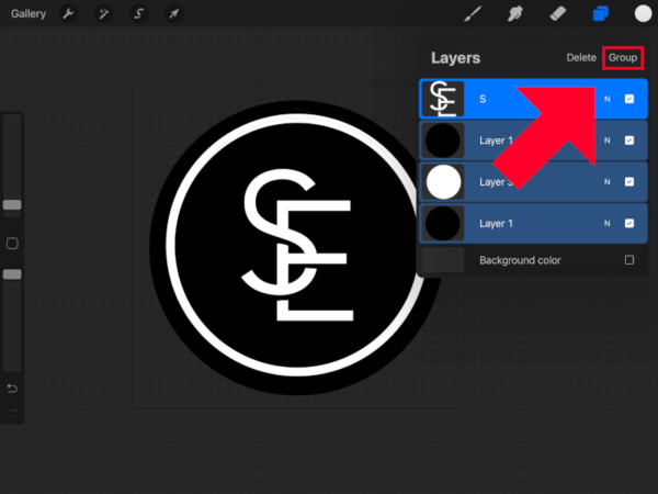How To Group Layers In Procreate | 2 Simple Steps – Logos By Nick