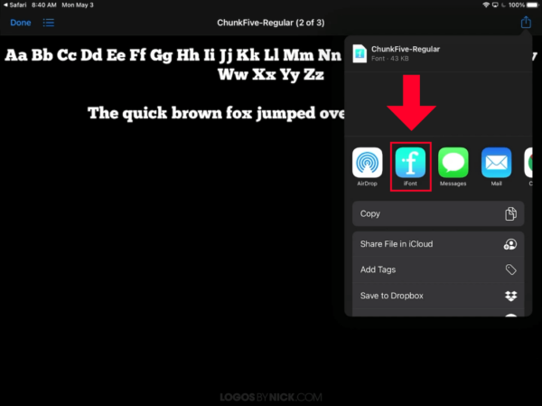 How To Install Fonts In Procreate for The iPad – Logos By Nick