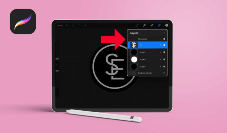 How To Group Layers In Procreate | 2 Simple Steps – Logos By Nick