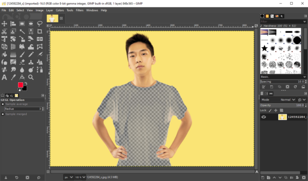 How To Make A Color Transparent In GIMP – Logos By Nick