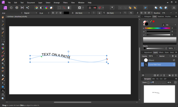 How To Curve Text with Affinity Photo – Logos By Nick