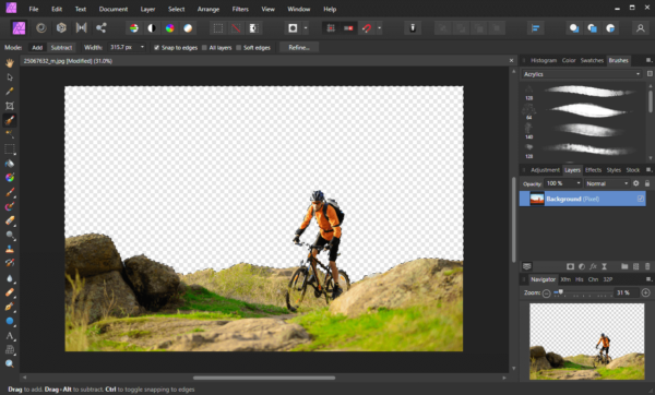 How To Quickly Remove A Background In Affinity Photo – Logos By Nick