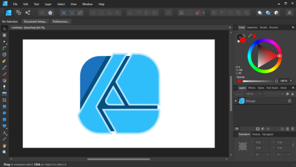 How To Export A PNG With A Transparent Background In Affinity Designer ...
