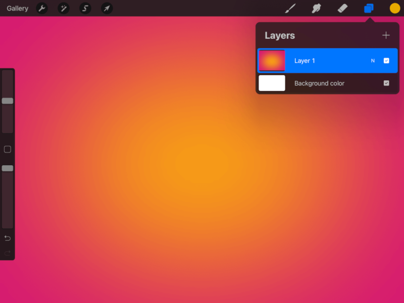 How To Make A Gradient In Procreate | Linear and Radial – Logos By Nick
