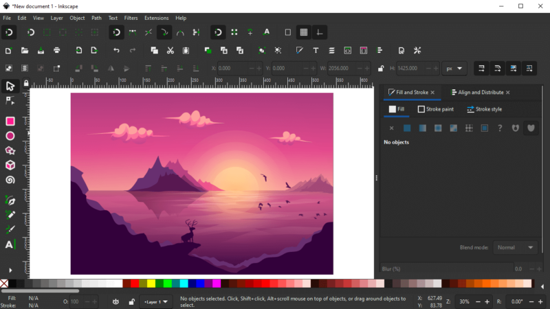 Cut Out A Shape From An Image with Inkscape – Logos By Nick