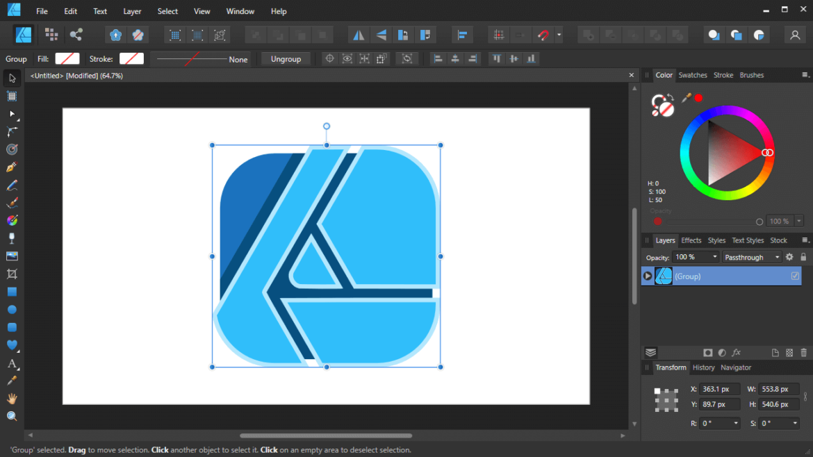 How To Export A PNG With A Transparent Background In Affinity Designer ...