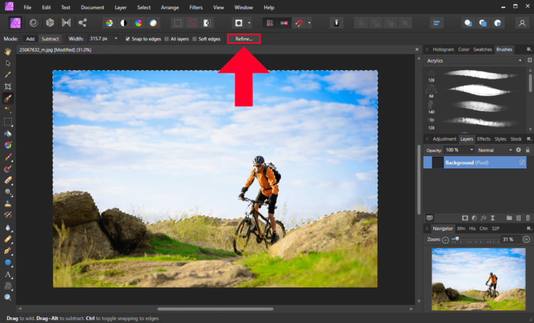 How To Quickly Remove A Background In Affinity Photo – Logos By Nick