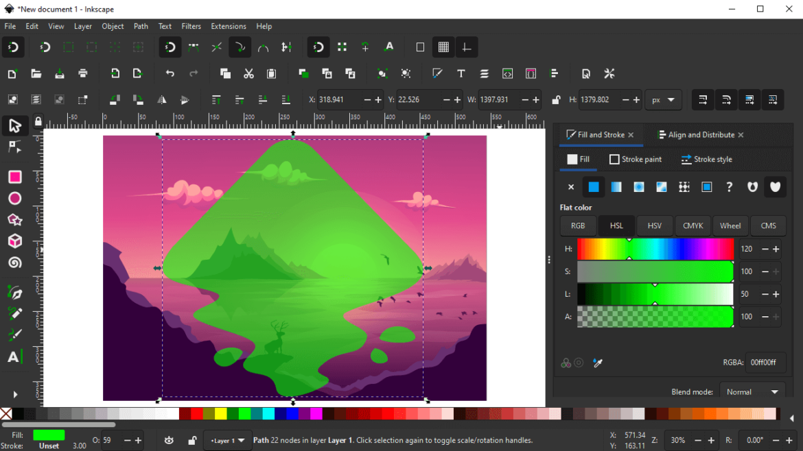 Cut Out A Shape From An Image with Inkscape – Logos By Nick