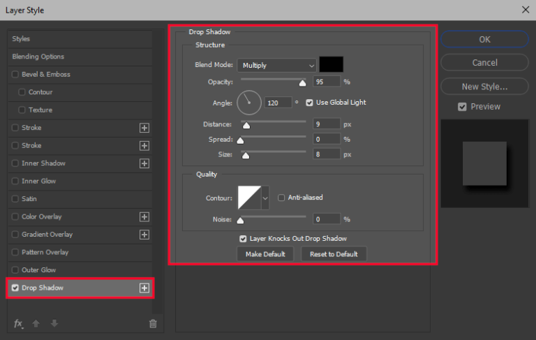 How To Quickly Create Drop Shadows with Photoshop CC 2021 – Logos By Nick
