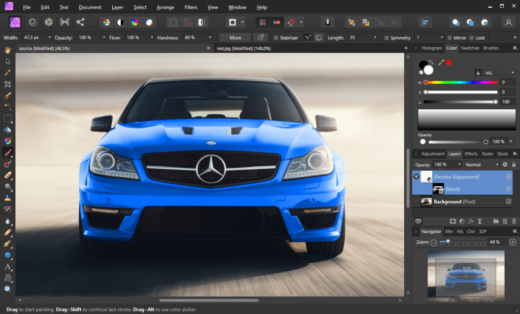 How To Change An Image’s Color In Affinity Photo – Logos By Nick
