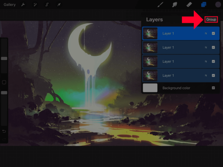 How To Merge Layers In Procreate | Individual and Multiple Layers ...