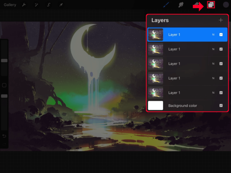How To Merge Layers In Procreate | Individual and Multiple Layers ...