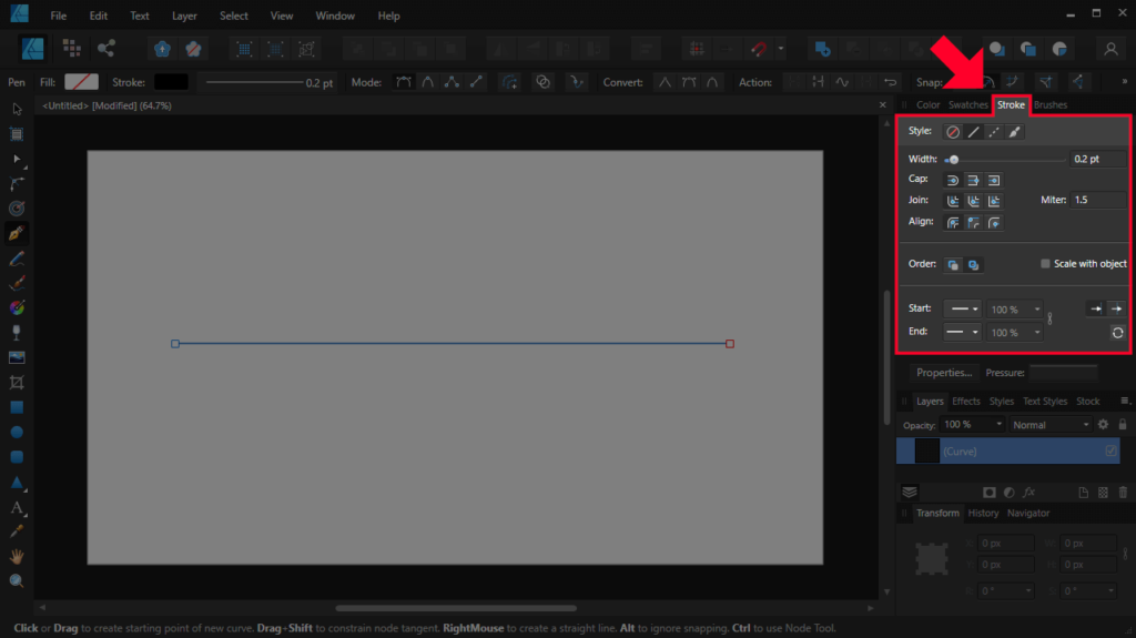 How To Create Dotted Lines with Affinity Designer – Logos By Nick
