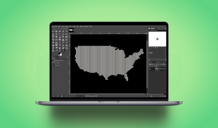 2 Ways To Draw A Straight Line With GIMP