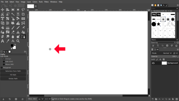 2 Ways To Draw A Straight Line with GIMP – Logos By Nick